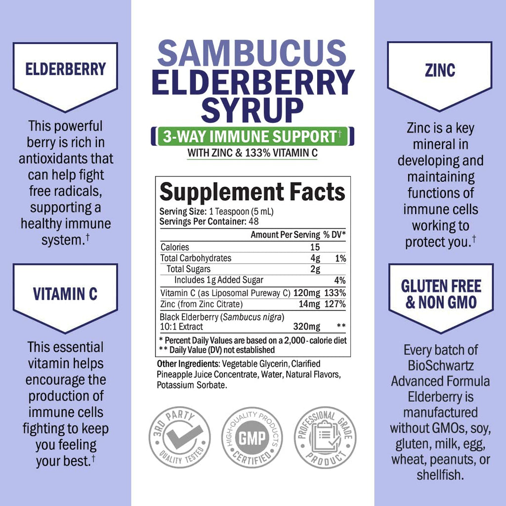 daily elderberry syrup dosage guide