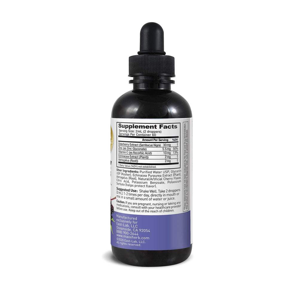 daily elderberry syrup dosage