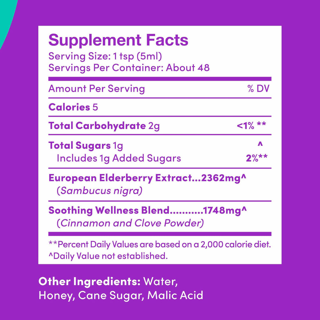 daily elderberry syrup health benefits