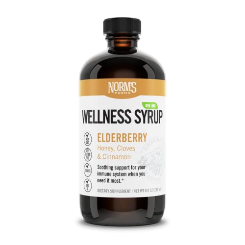 daily elderberry wellness support syrup