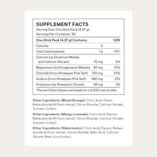 daily electrolytes for hydration support