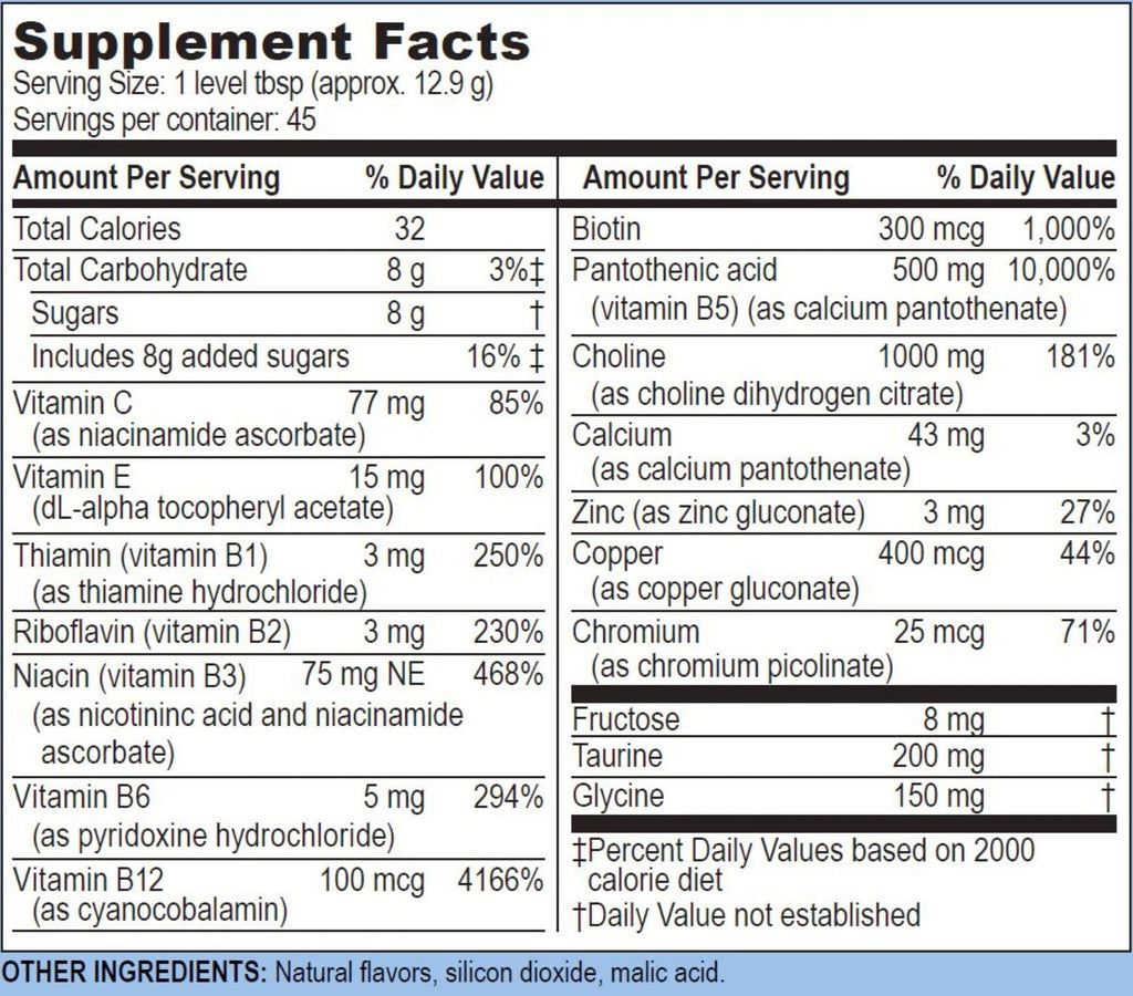 daily energy boost blended vitamin & mineral supplements