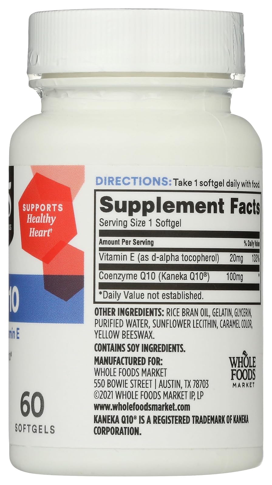 Daily energy boost with CoQ10 capsules