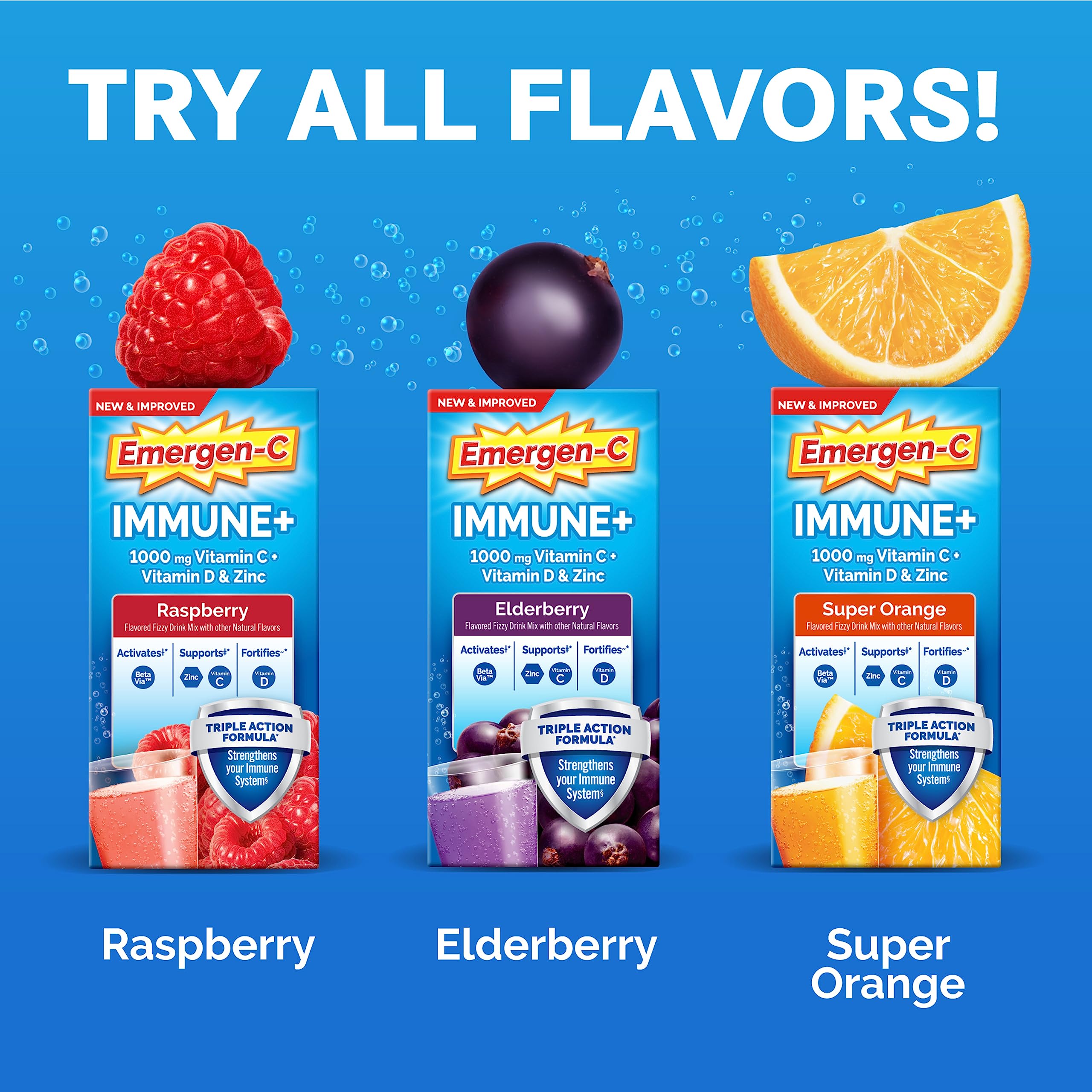 Daily energy boost with Emergen-C