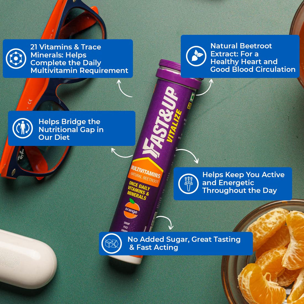 daily energy boost with Fast & Up vitamins