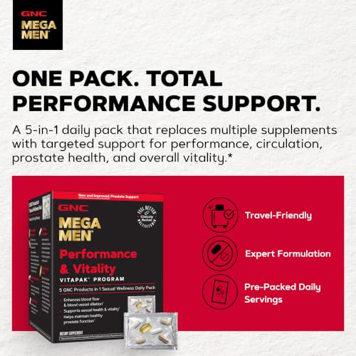 Daily energy boost with GNC Vitapak