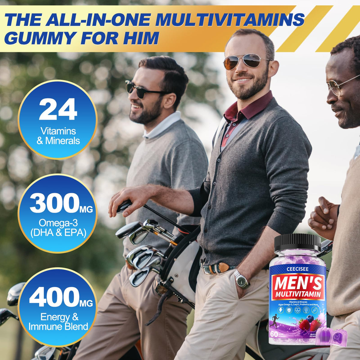 Daily energy boost with multivitamins