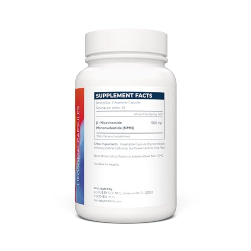 Daily energy boost with NMN capsules