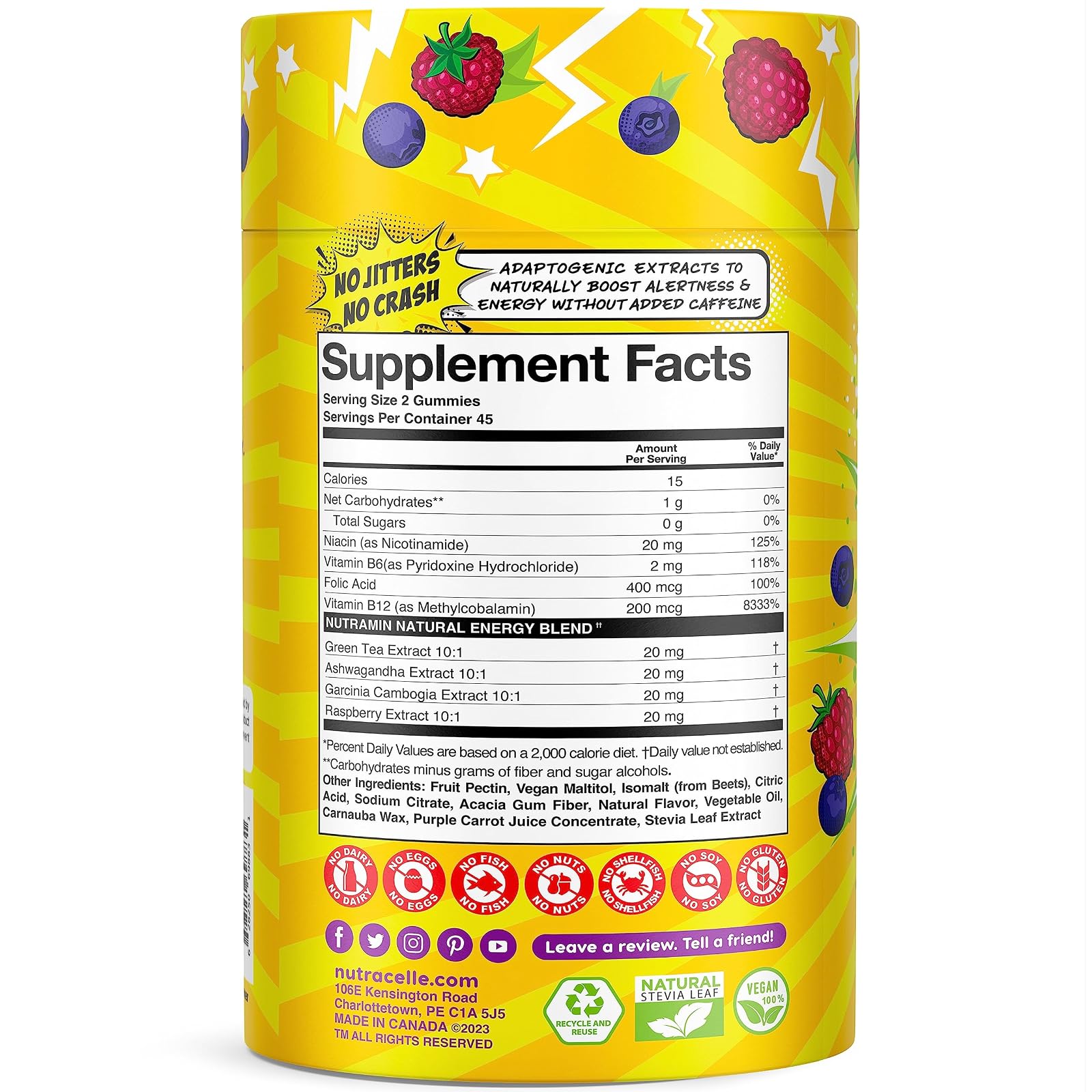 Daily energy boost with NUTRAMIN