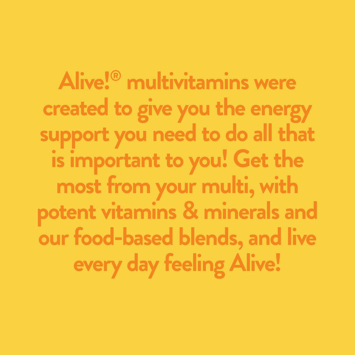 Daily energy multivitamin for adults