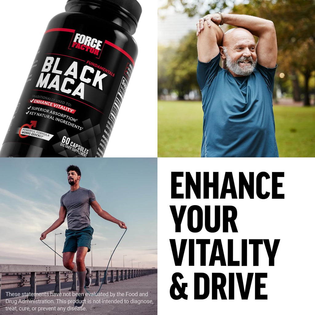 Daily energy supplement with Black Maca