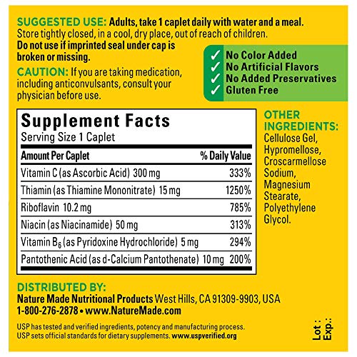 Daily energy support vitamin b complex