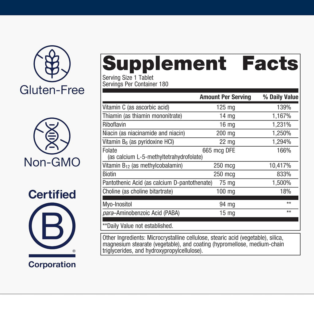Daily energy support vitamin B