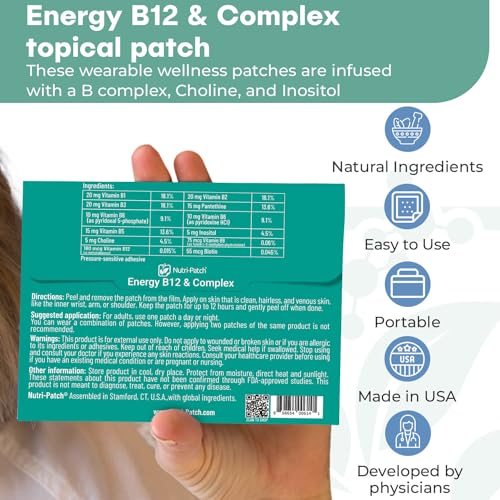 daily energy support with B12 patch