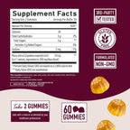 Daily energy support with herbal gummies