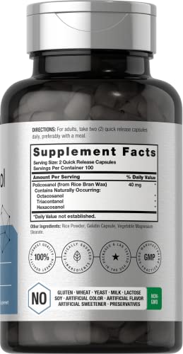 Daily energy support with Policosanol