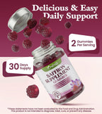 Daily energy support with saffron gummies