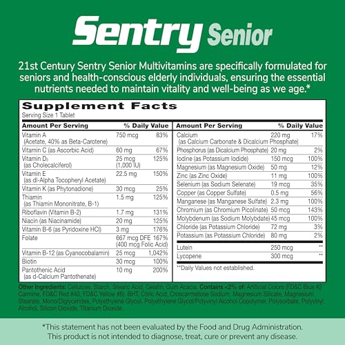 daily essential nutrients for older adults