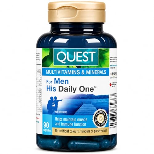 Daily essential vitamins for men