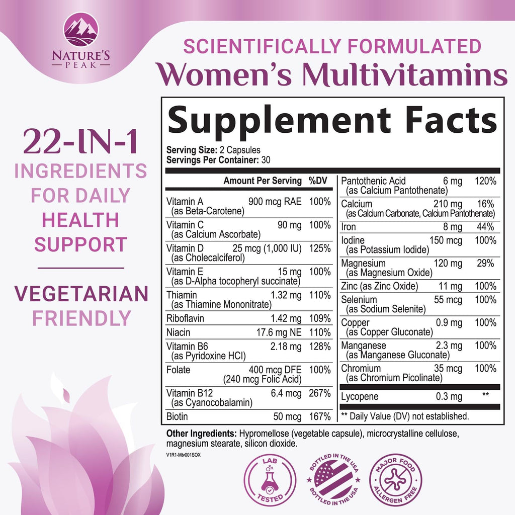 daily essential vitamins for women