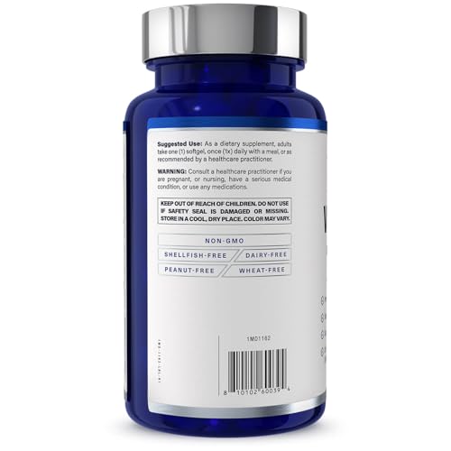 Daily eye care supplement softgels