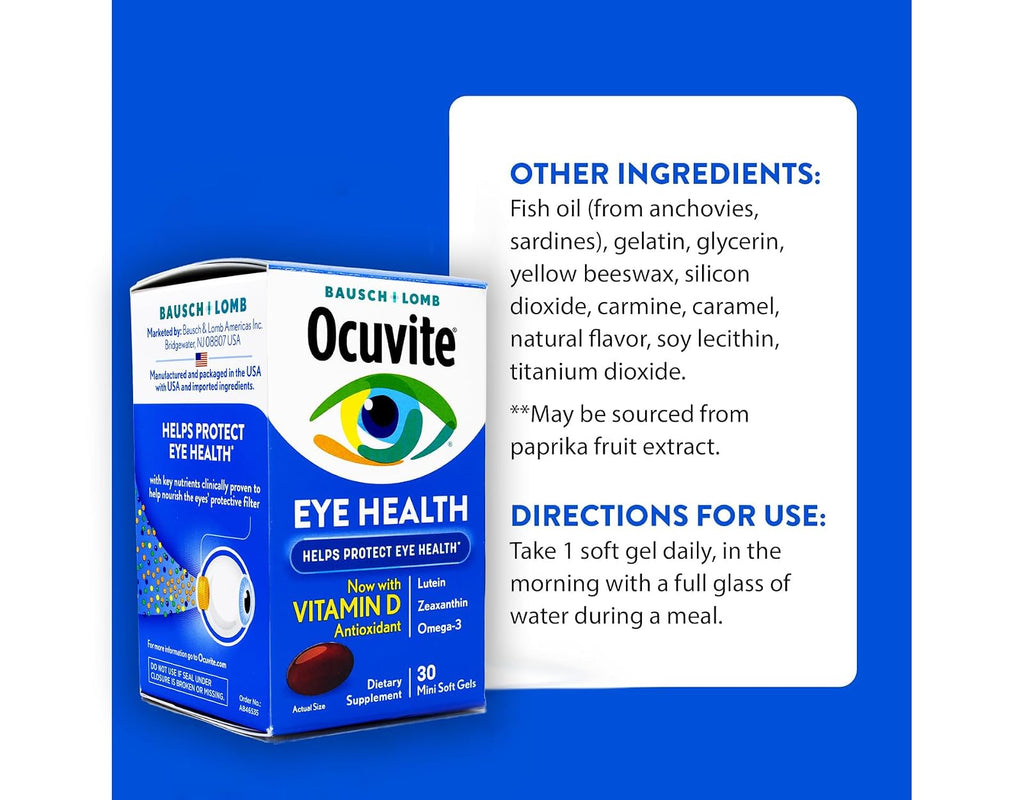 Daily eye health nutrition boost