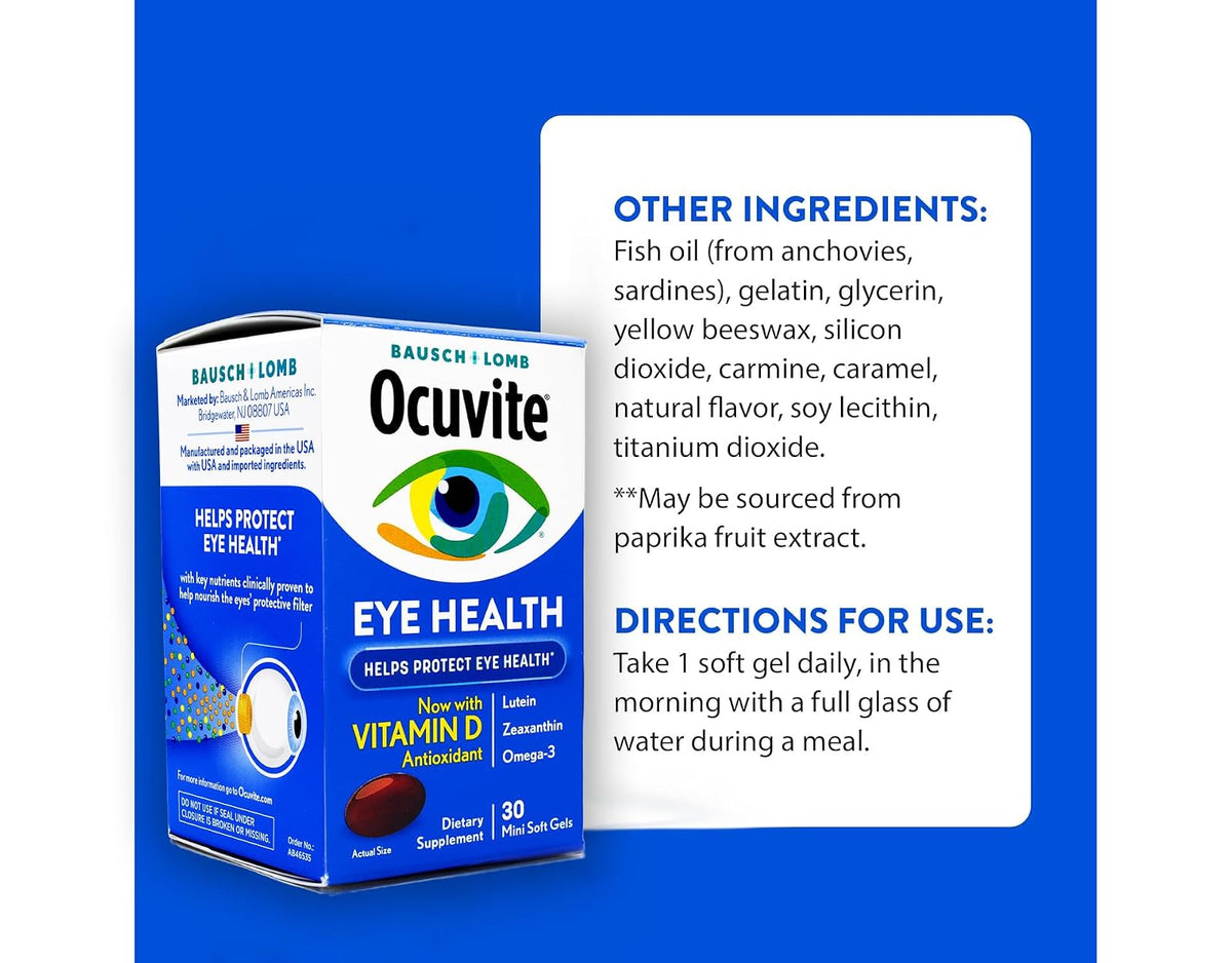 Daily eye health nutrition boost