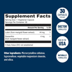 Daily eye health supplement capsules