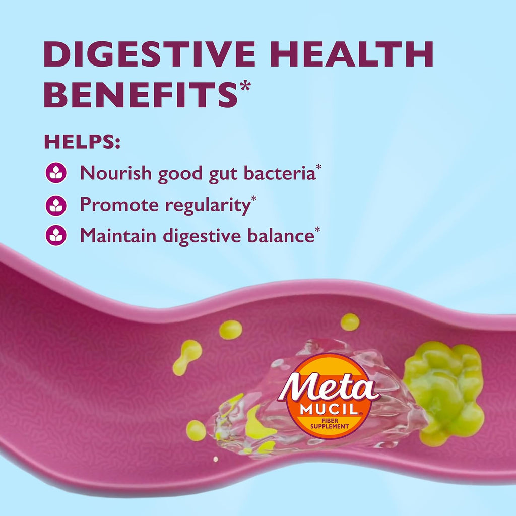 Daily fiber boost with Metamucil