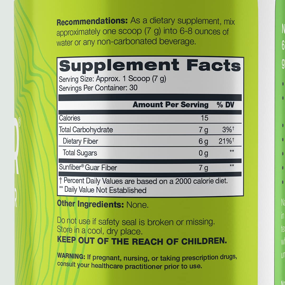 daily fiber boost with Sunfiber