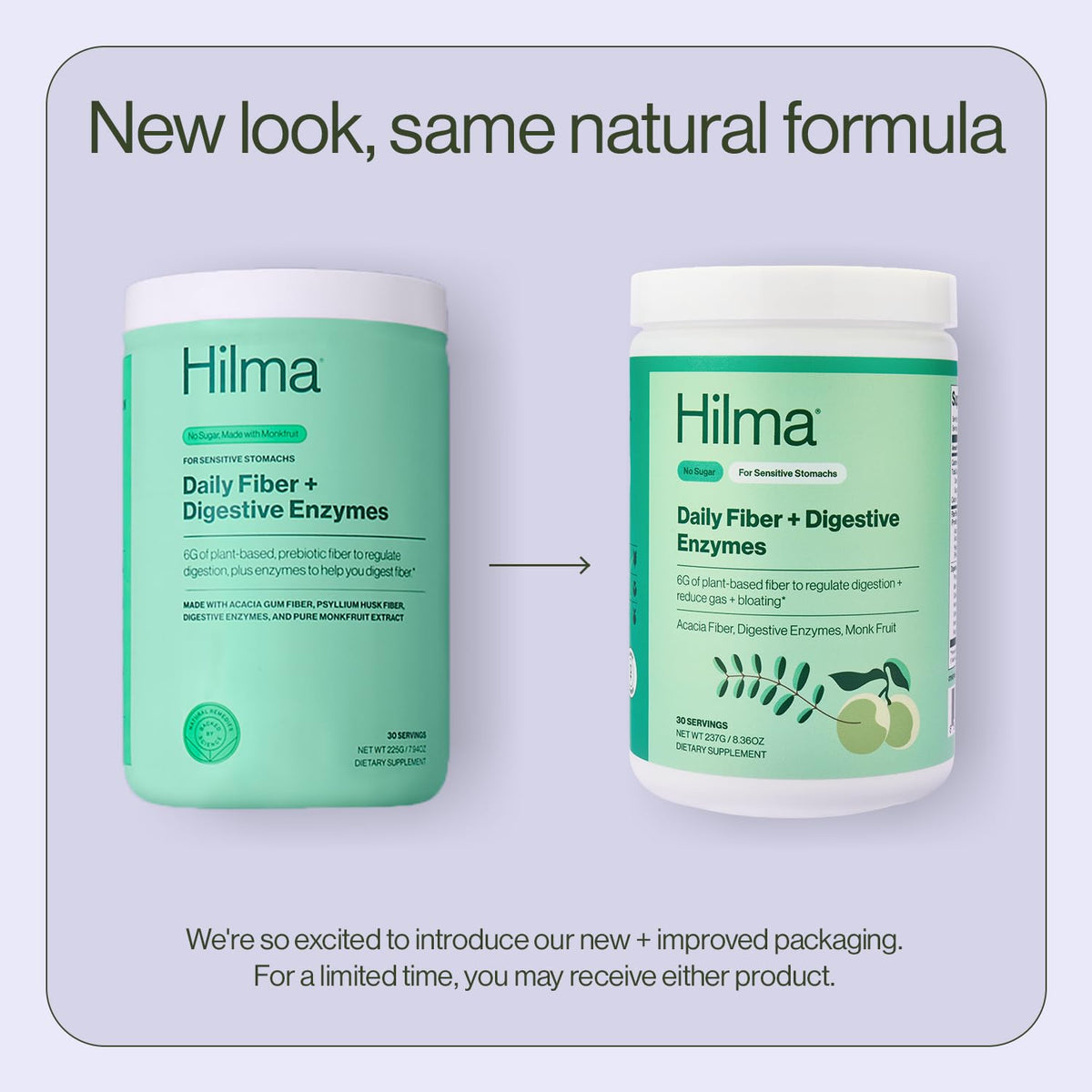 Daily fiber for digestive health