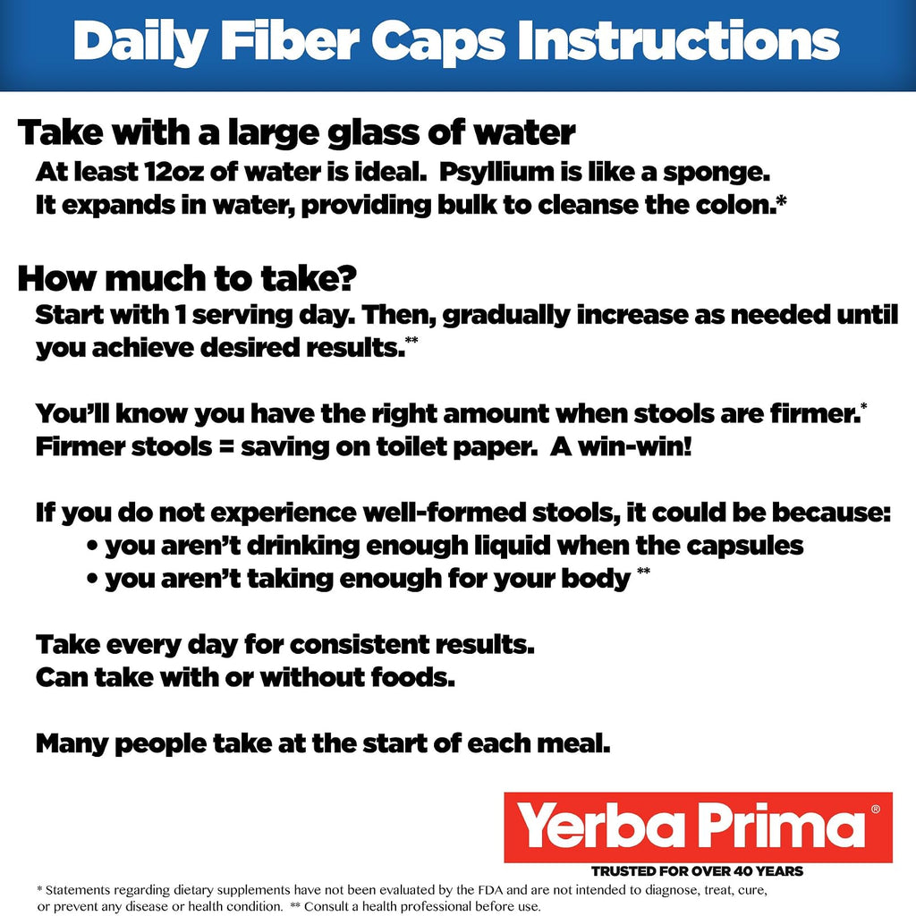 Daily fiber for regularity