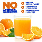Daily fiber formula with orange flavour