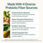 Daily fiber powder for regularity