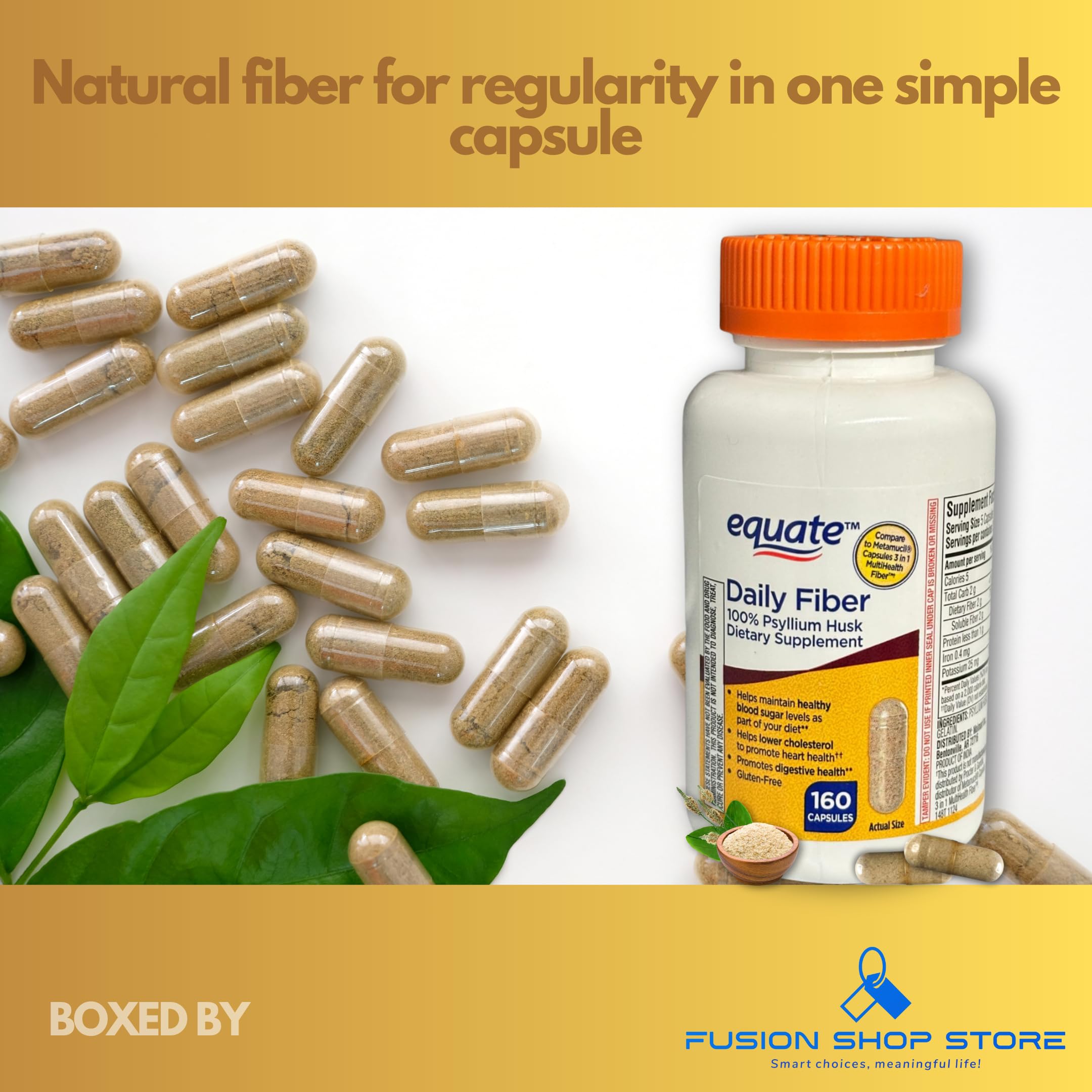 Daily Fiber psyllium for natural detox