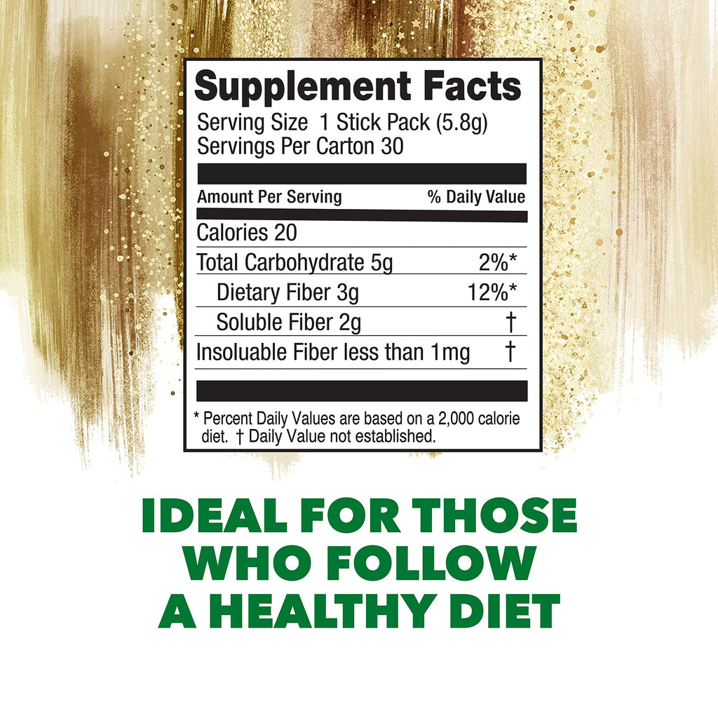 daily fiber stickpacks for convenience