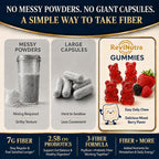 Daily fiber supplement for gut health