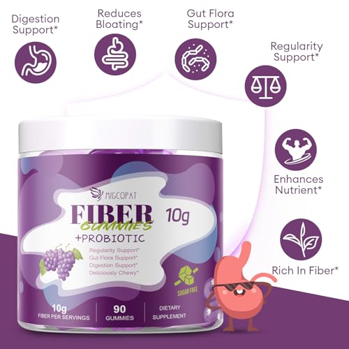 Daily fiber support with gummies