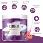 Daily fiber support with gummies