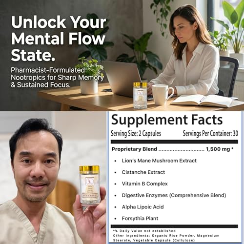 Daily focus aid with natural ingredients