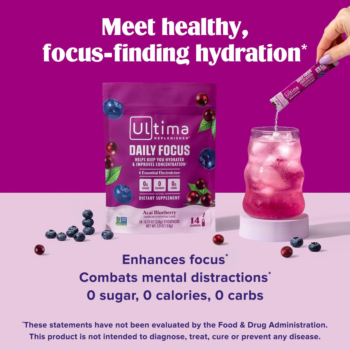 Daily focus multivitamin for men