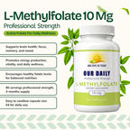 Daily folate supplement for energy