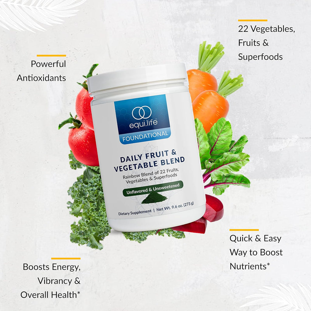 Daily fruit and vegetable supplement powder