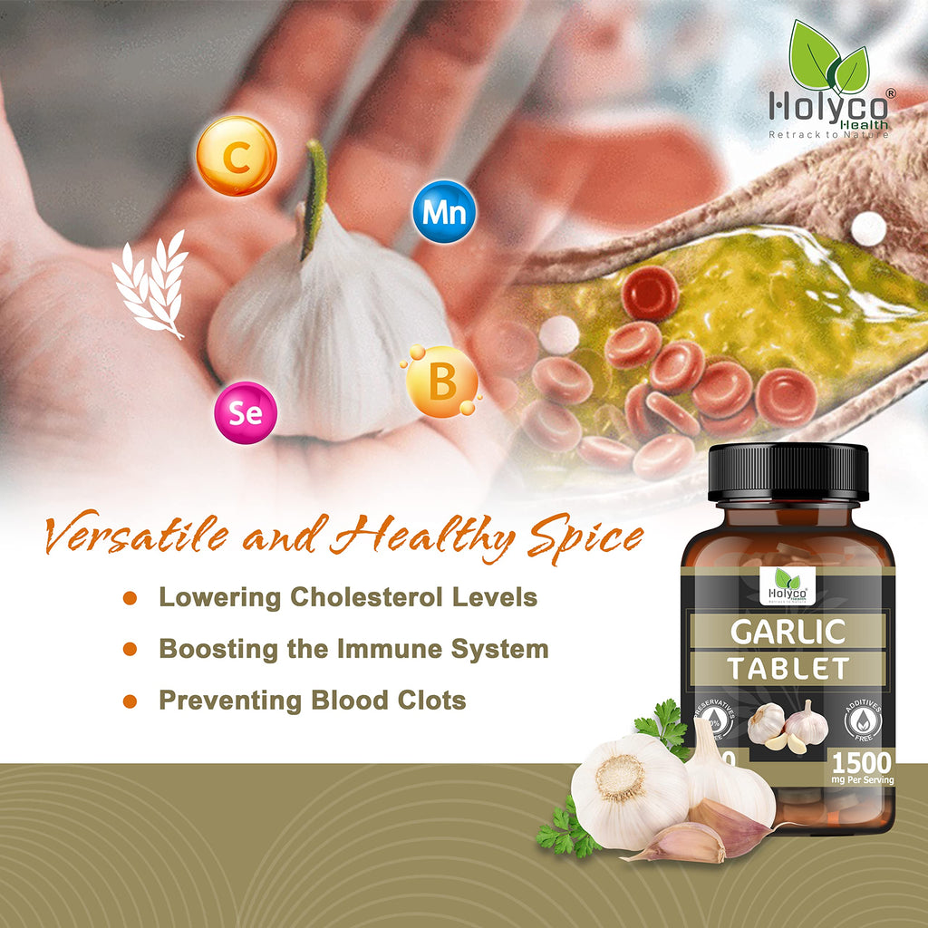 Daily garlic supplement for energy