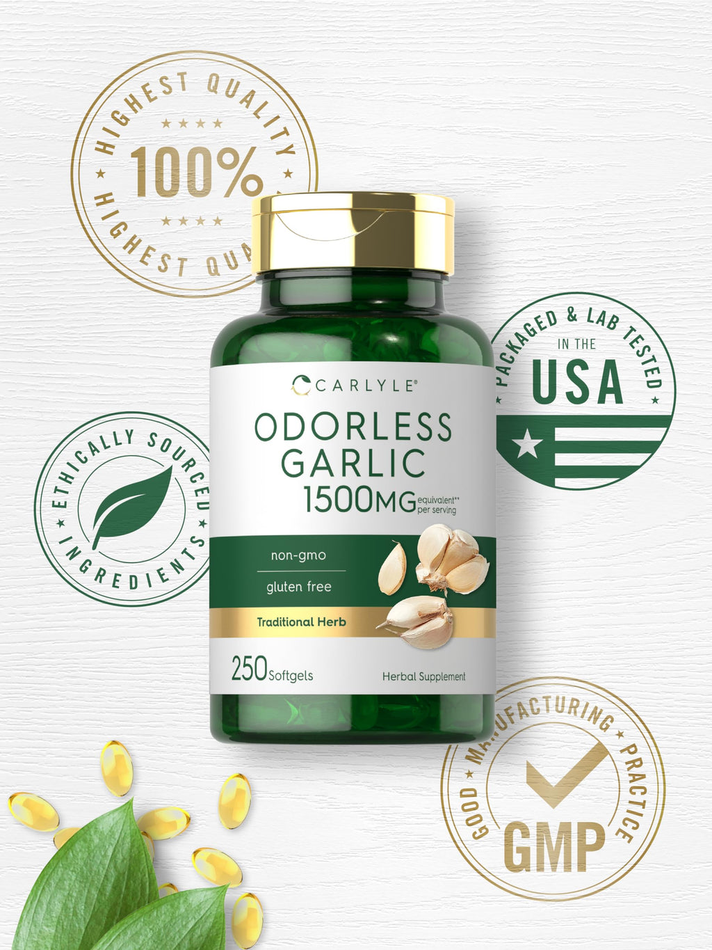 daily garlic supplement for vitality