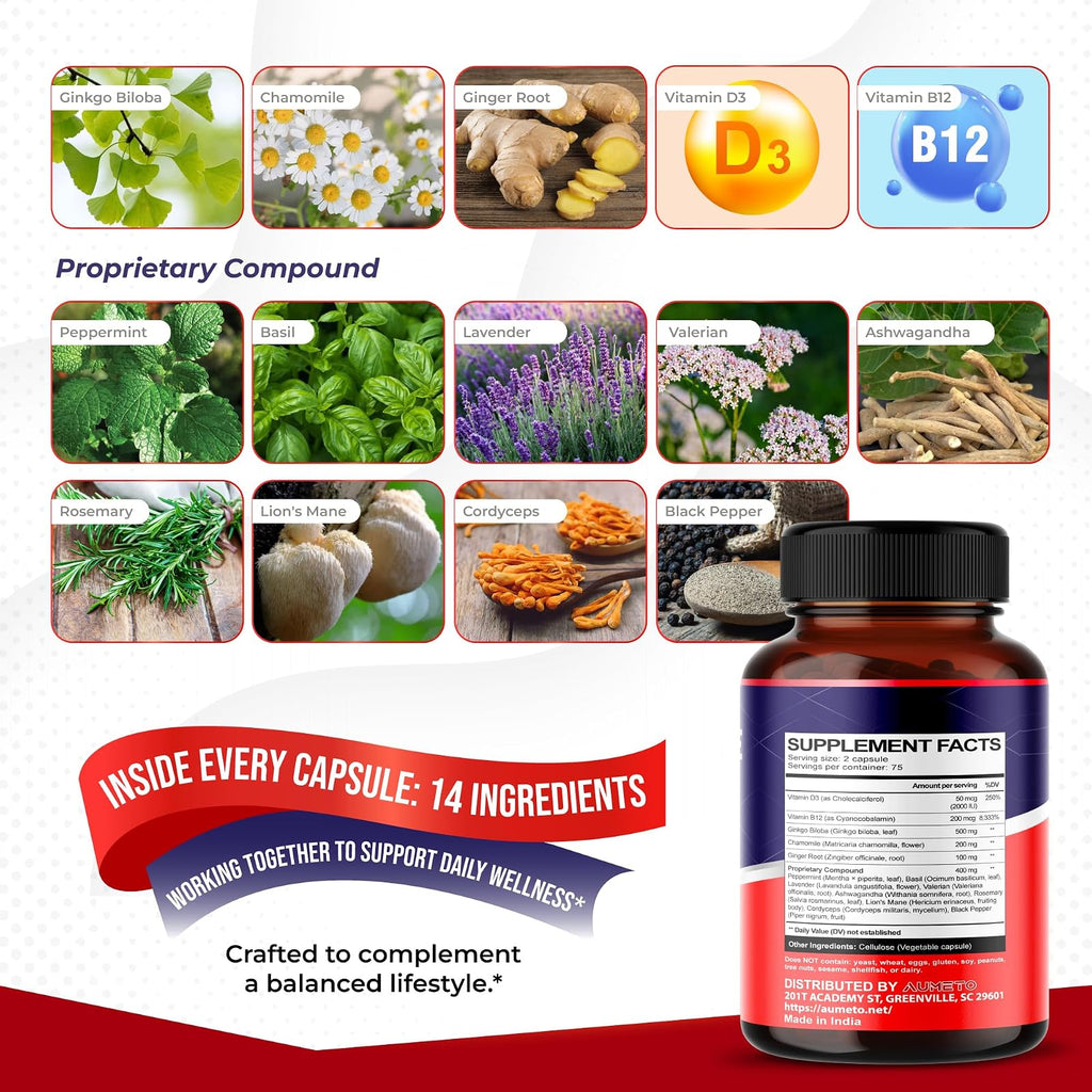 daily ginkgo biloba wellness support