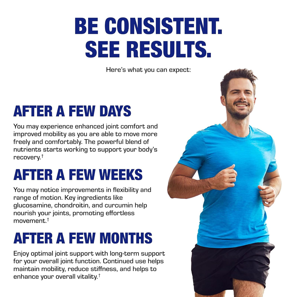 Daily glucosamine for active lifestyle