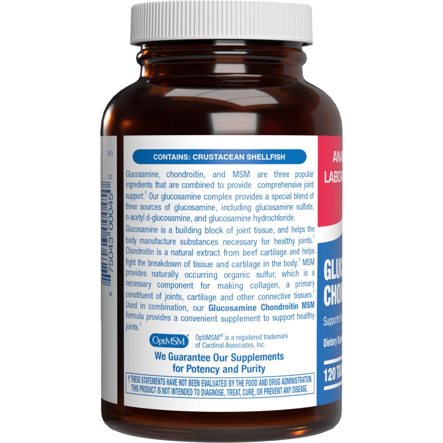 Daily glucosamine support for seniors