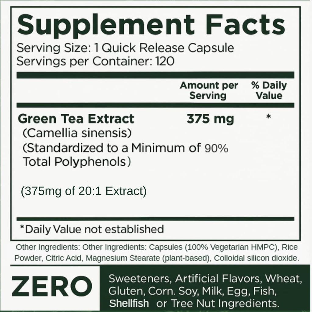 daily green tea health support