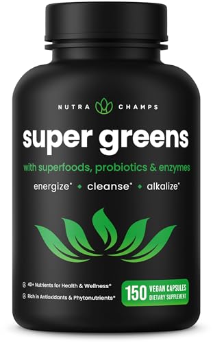 daily greens capsules for energy boost